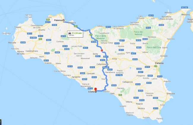 Offerte Sidis Licata Sicily Map