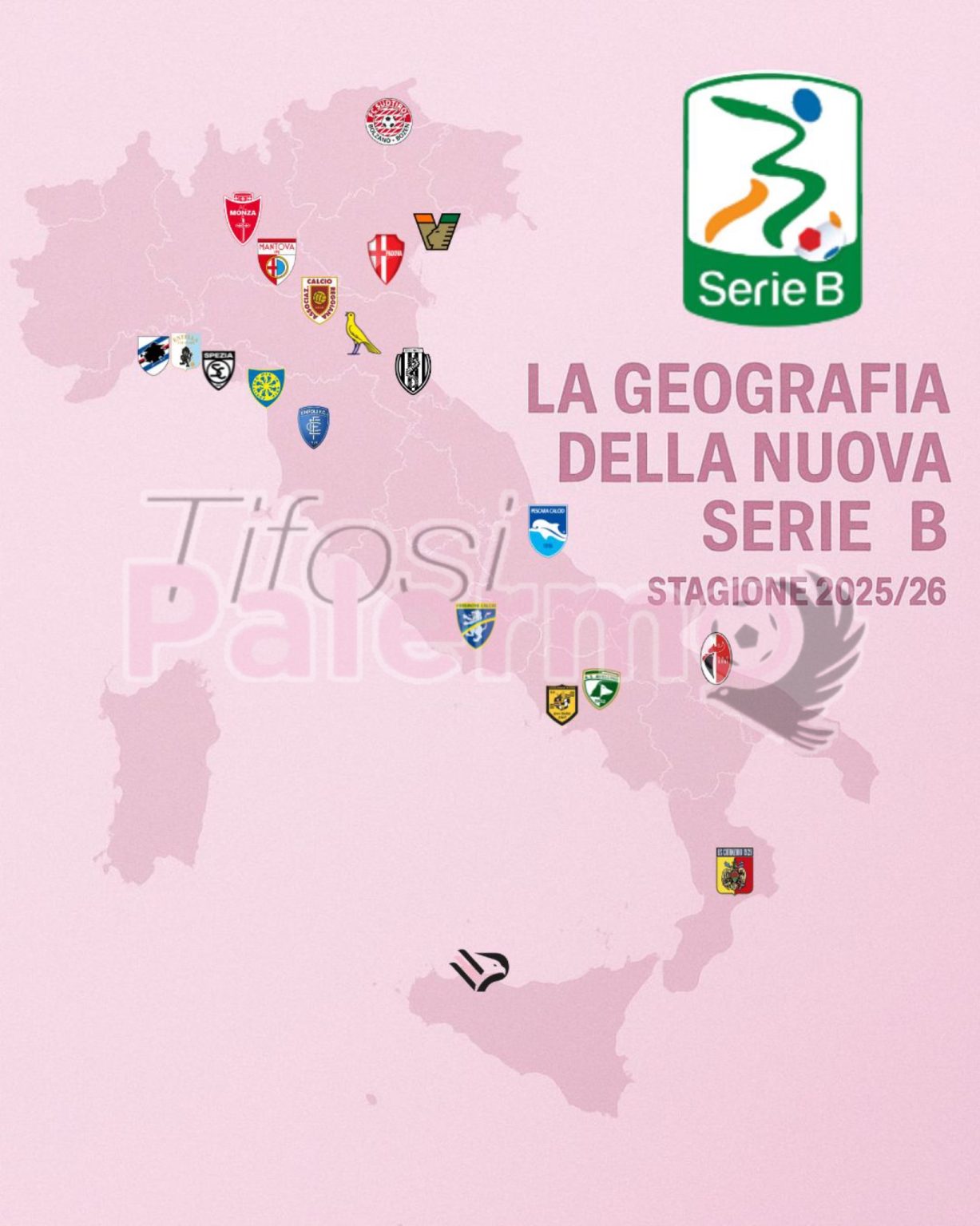 Ecco campionato di Serie B al completo: tutte le squadre - TifosiPalermo